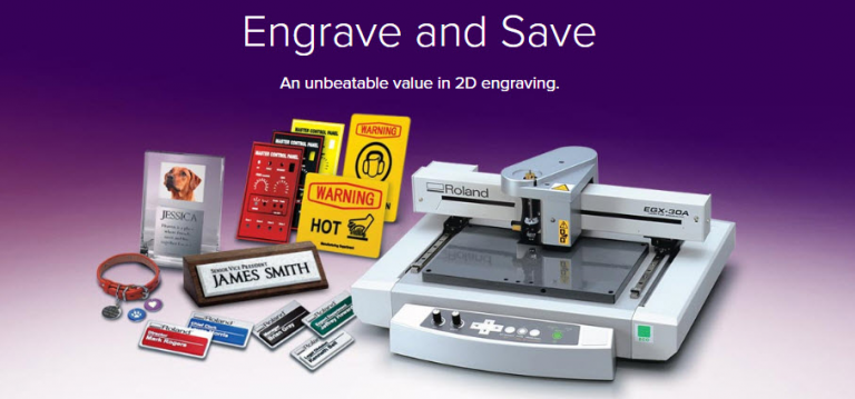 Roland EGX-30A Desktop Engraver - Powerful engraver at affordable price